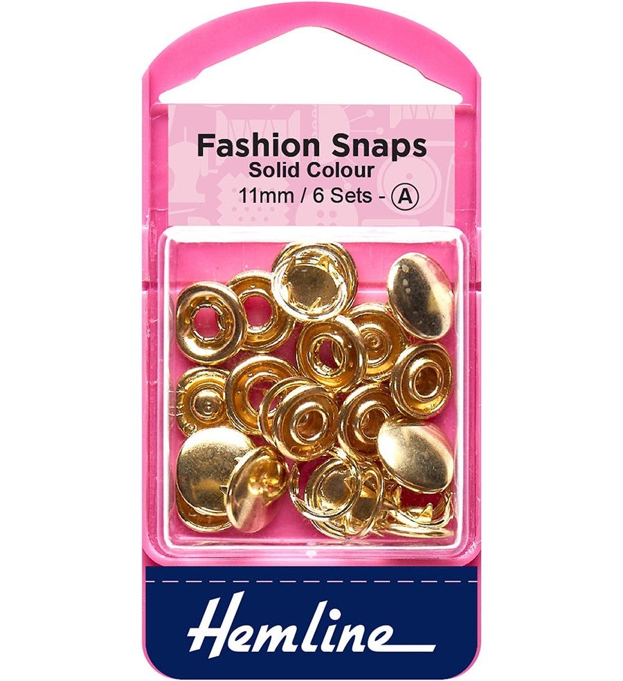 Solid snaps - choose colour | Apple Patch Sewing Centre