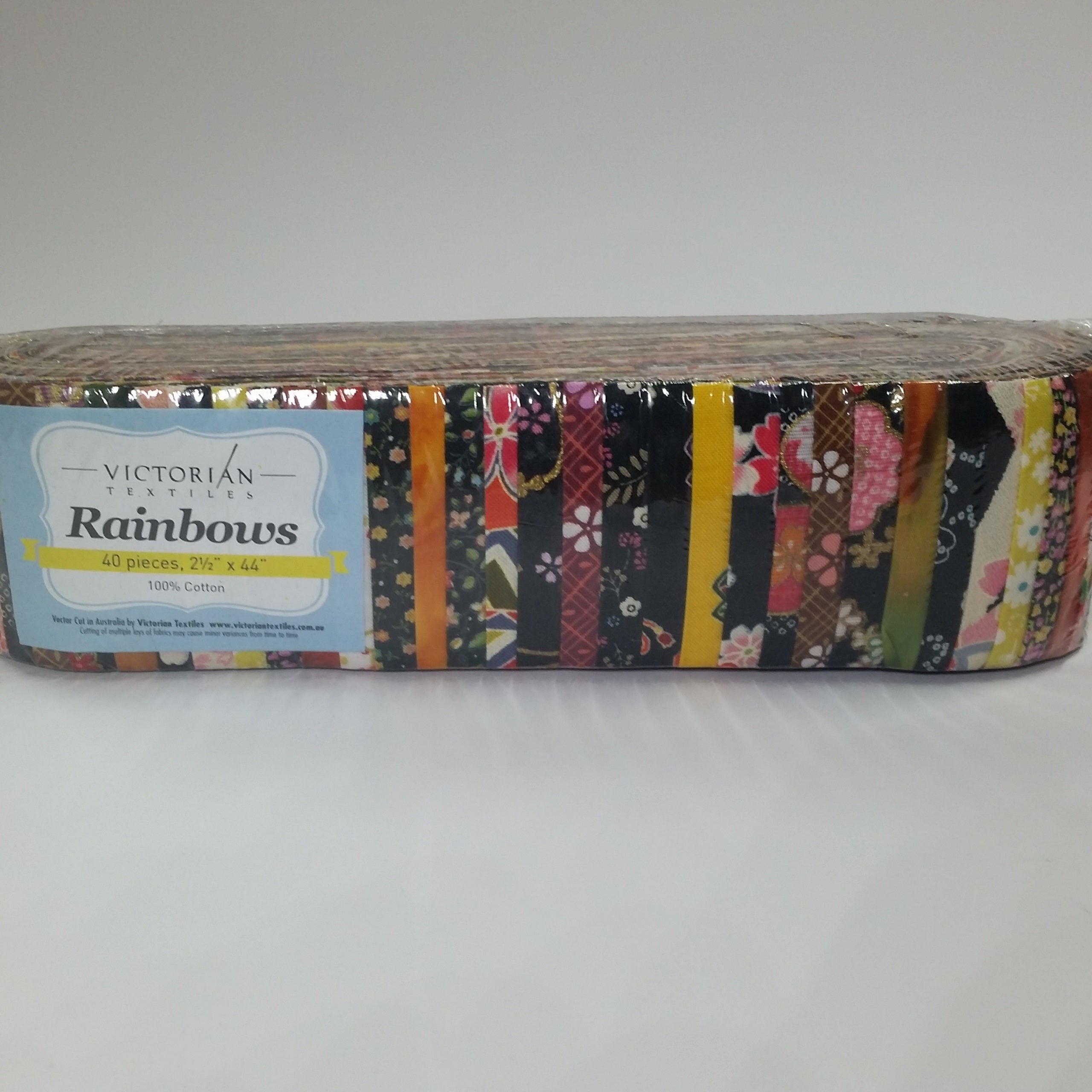 Rainbow Precut 2.5 inch #RBA13 Floral | Apple Patch Sewing Centre